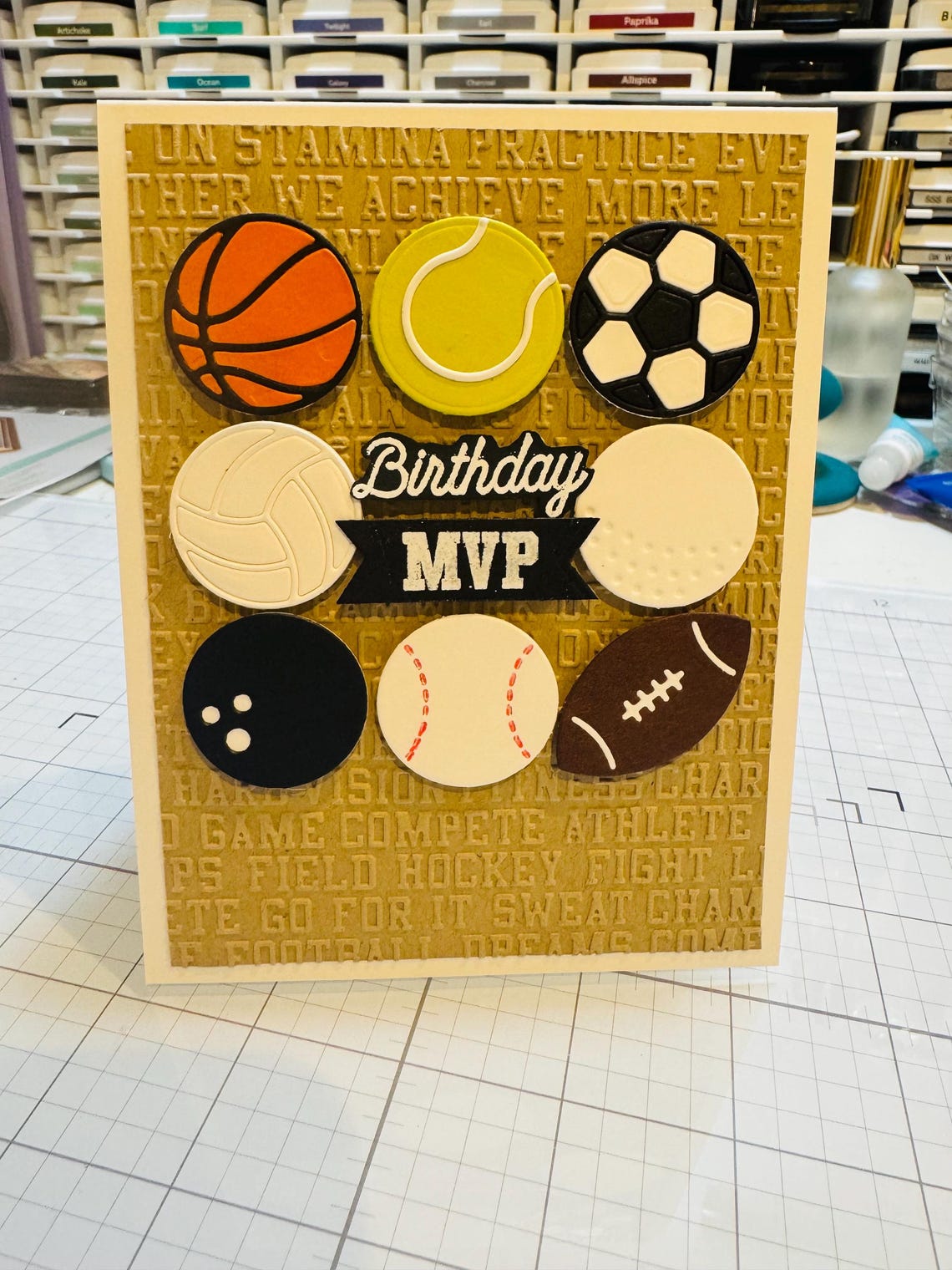 Sports-themed Birthday Card | Sports Greeting Card | Birthday Card for ...
