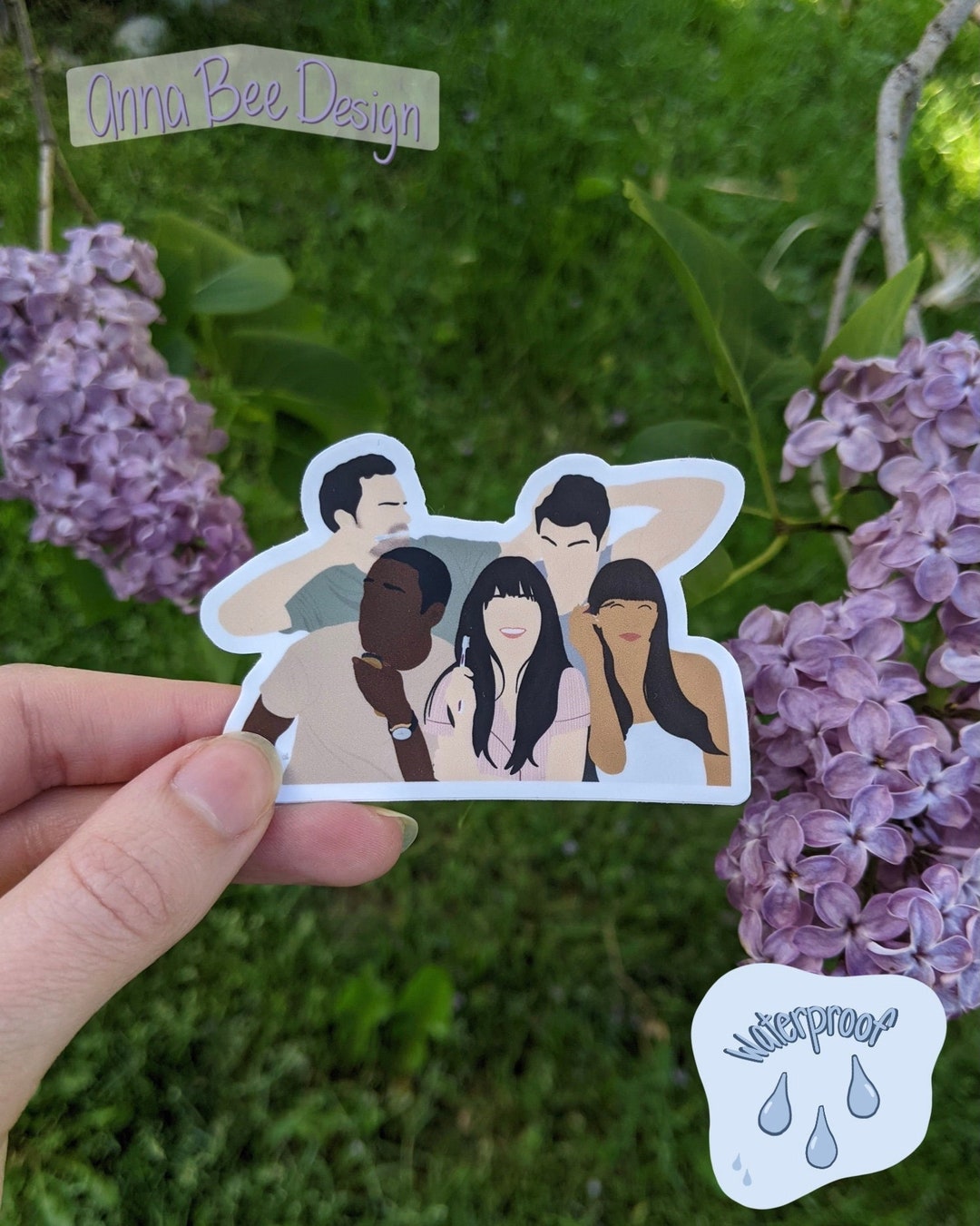 New Girl Sticker | Who’s That Girl | Fan Art | High Quality, Waterproof ...