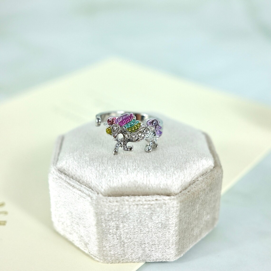 Unicorn Ring Animal Ring Horse Ring. Magical Ring Creative - Etsy