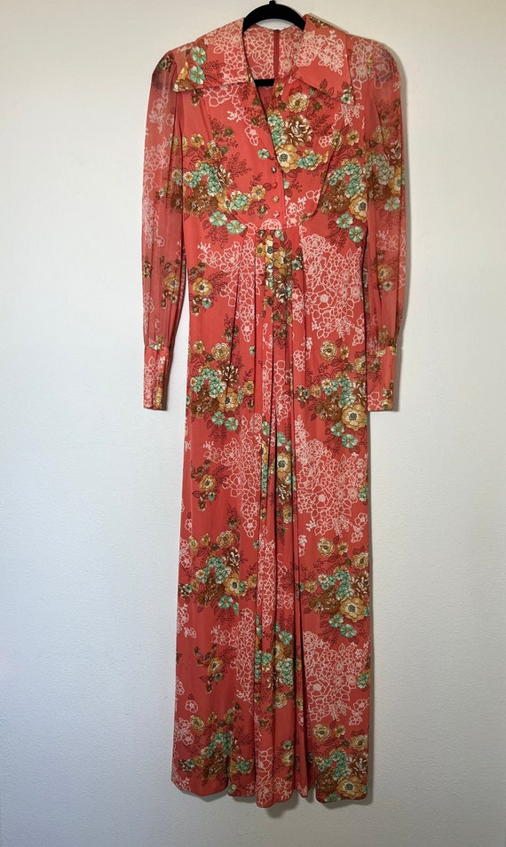 Vintage Long Floral Maxi Gem