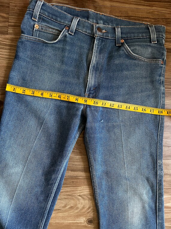 Vintage 517 Levi's Light Faded Denim Orange Tab Blue … - Gem