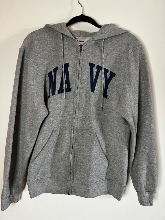 Vintage navy zip - Gem