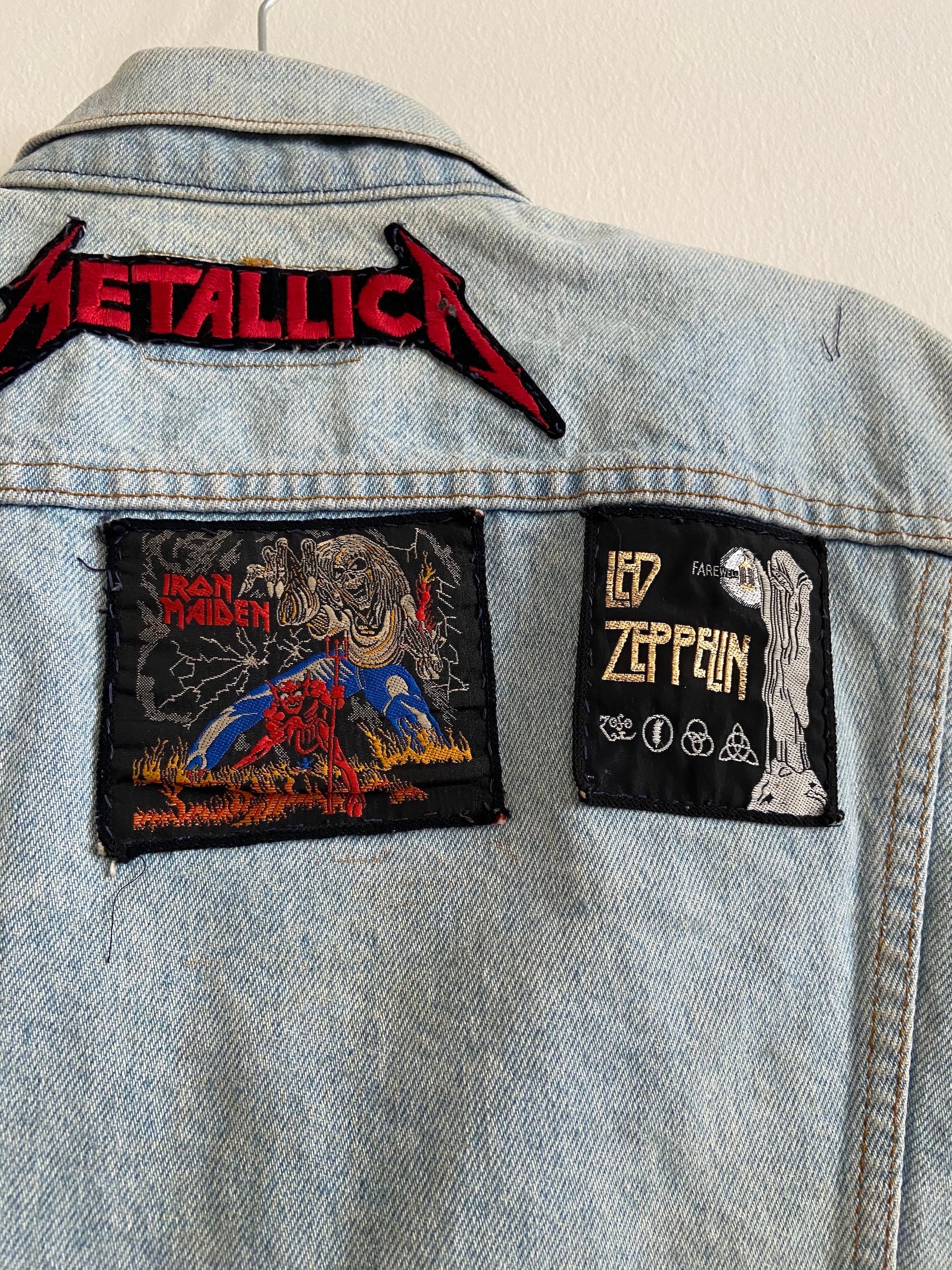 Vintage Levi's 4 Pocket Metallica, Led Zeppelin, Black Sabbath, Accept ...