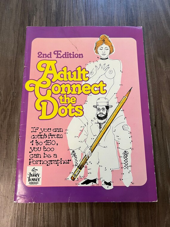 Vintage 2nd Edition Adult Connect the Dots Activity Book - Etsy