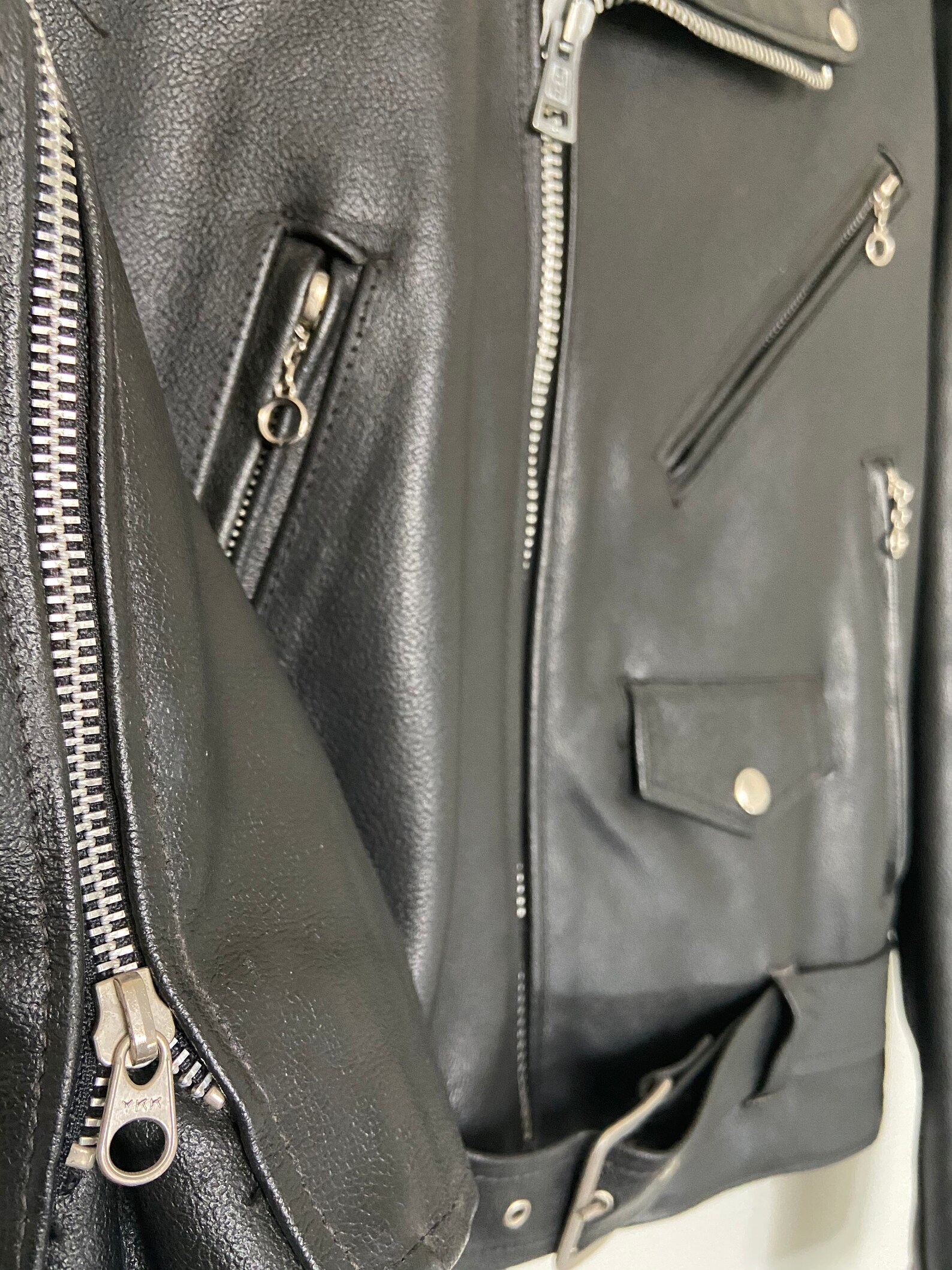 Vintage Excelled Classic Biker Leather Jacket - Etsy