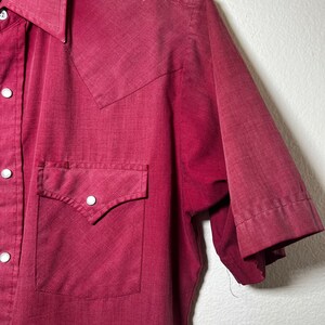 Vintage Red Plains Western Wear Button up Shirt - Etsy
