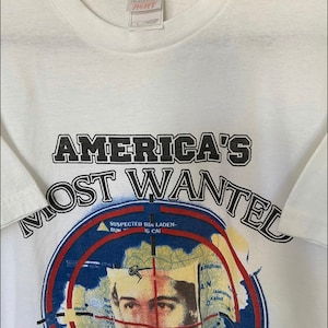 VERY RARE - Vintage America's Most Wanted Graphic T-shirt - Etsy