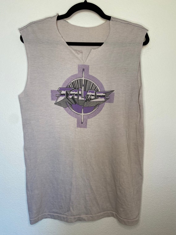 Rare Vintage 1980's Talas Band Logo Cut off Sleeveless - Etsy