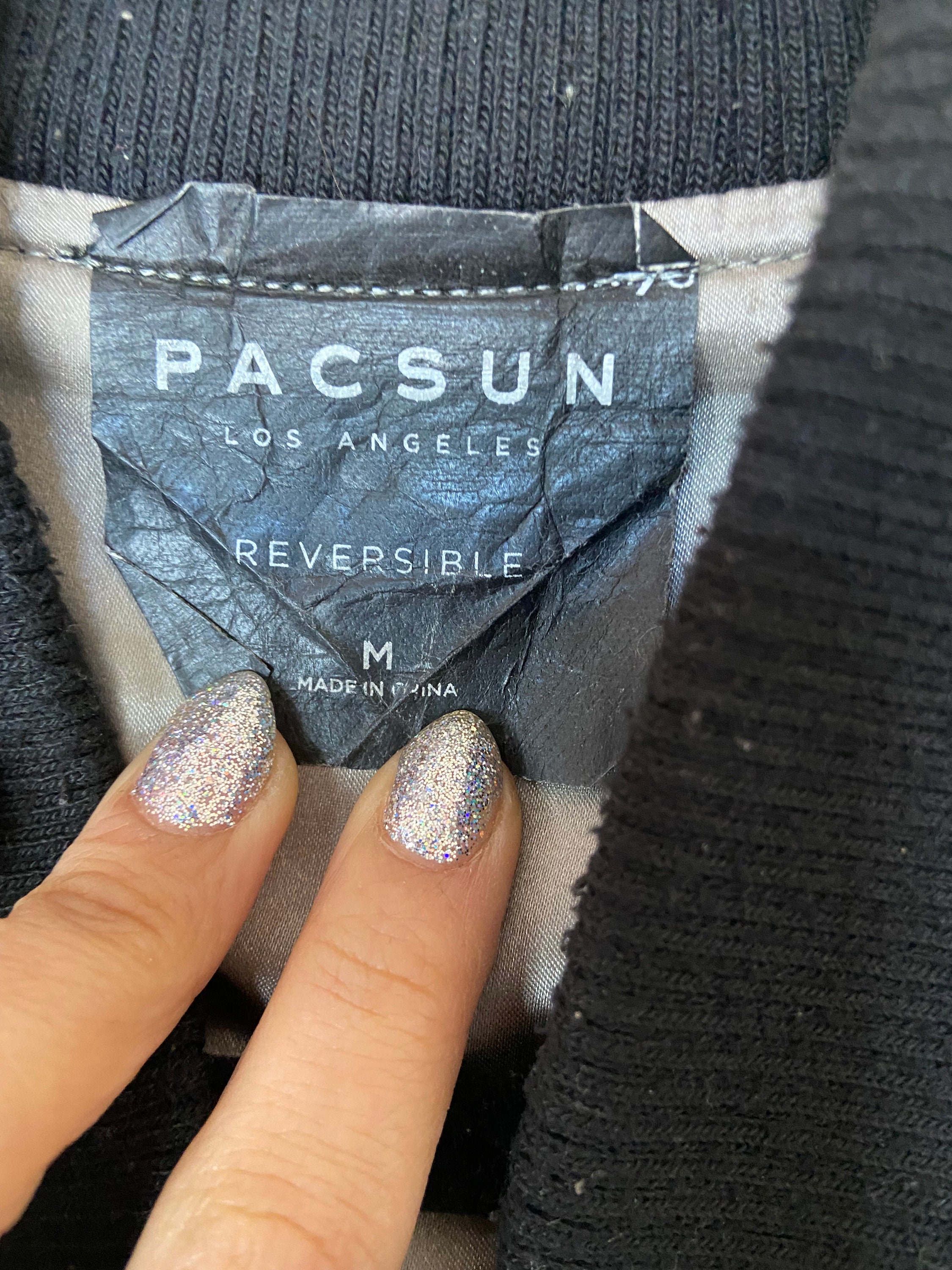 Y2K Pacsun Reversible Silky Satin Bomber - Etsy