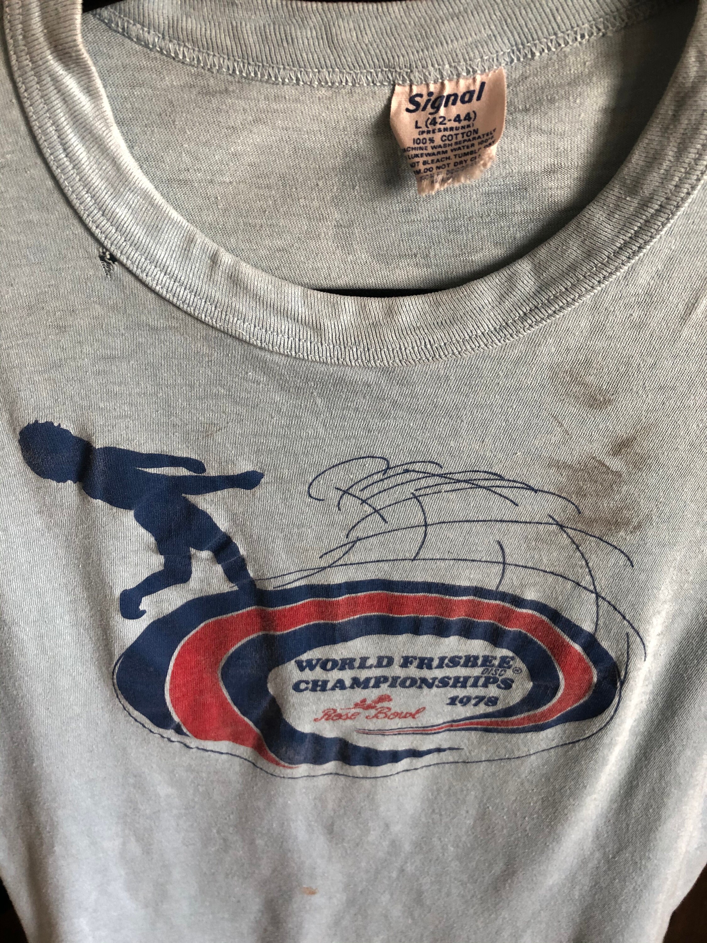 Vintage 1970's World Frisbee Championships 1978 T-shirt - Etsy