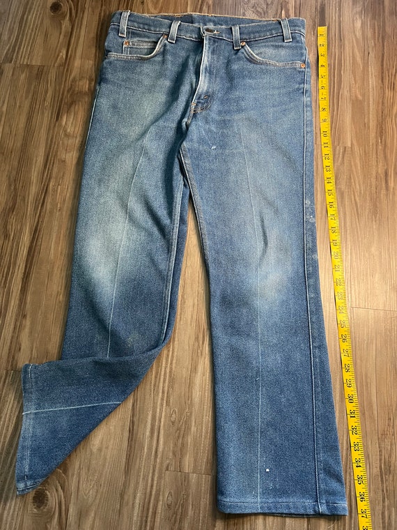 Vintage 517 Levi's Light Faded Denim Orange Tab Blue … - Gem