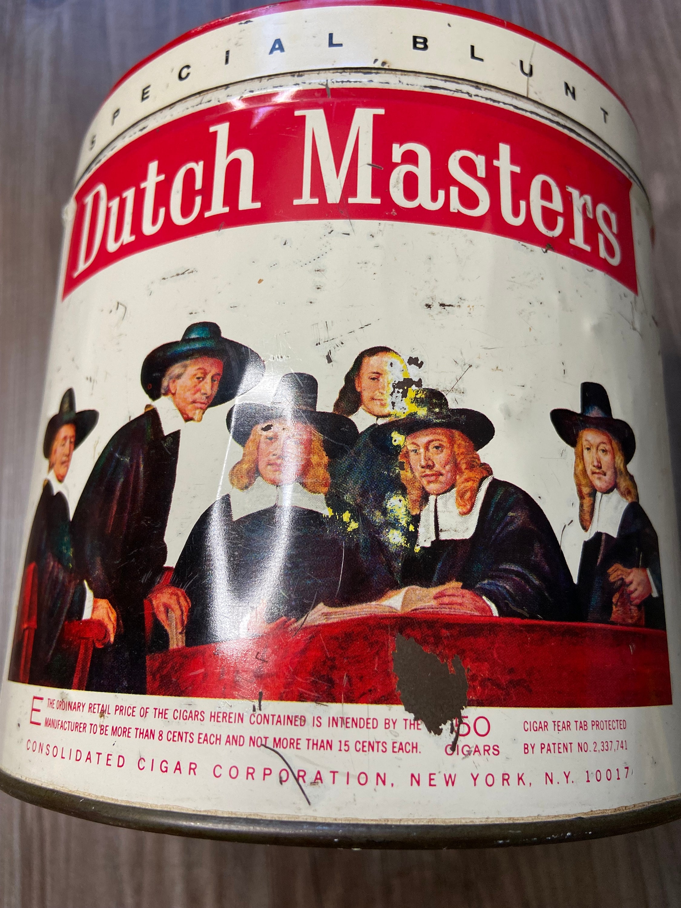 Vintage Dutch Master Special Blunt Collectable Metal Tin Container - Etsy
