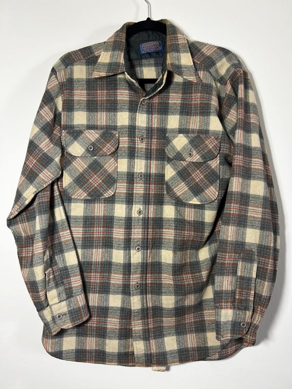 Vintage 1960's-1970's Pendleton Wool Board Shirt - Gem