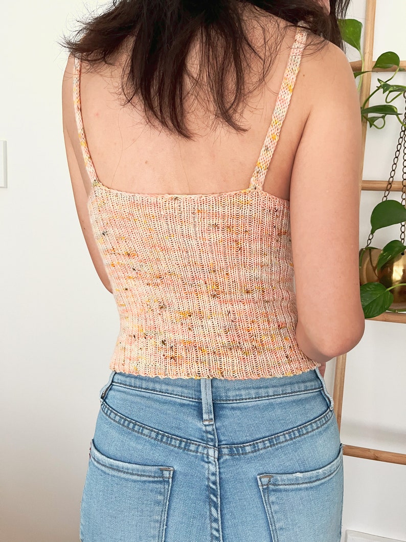 The Lost Cami Knitting Pattern Summer Knitted Camisole Top Summer Knit ...