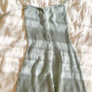 Daphne Button up Dress Knitting Pattern Dress Knit Pattern Summer ...
