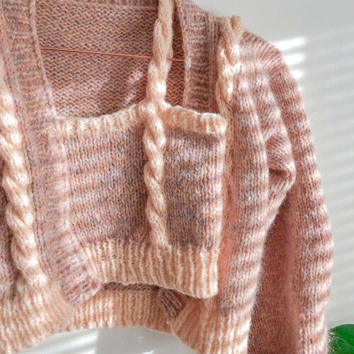 Womens Crescent Moon Knit Sweater Pattern PDF Pattern | Etsy