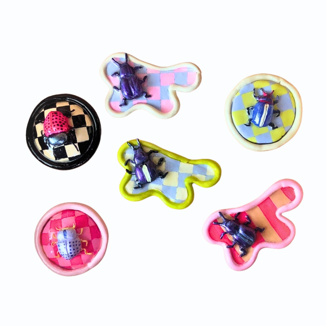 Cute Refrigerator Magnet Kitchen Decor Funky Home Decor Stripes ...