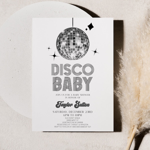 Disco Baby Shower - Etsy
