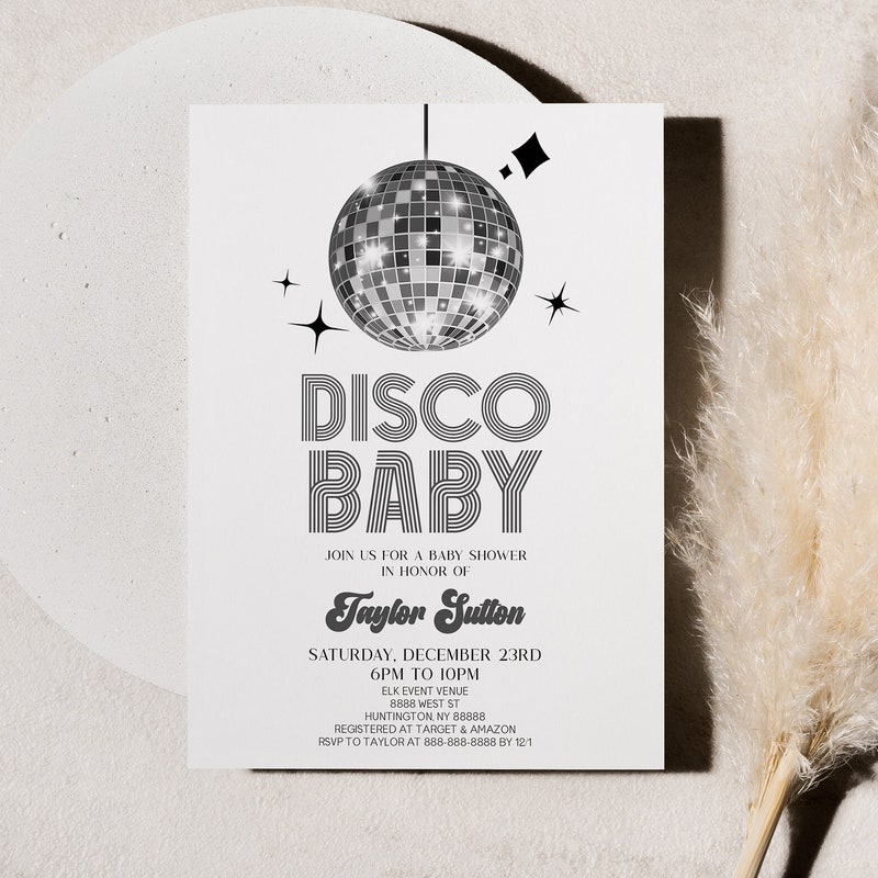 Disco Baby Shower - Etsy
