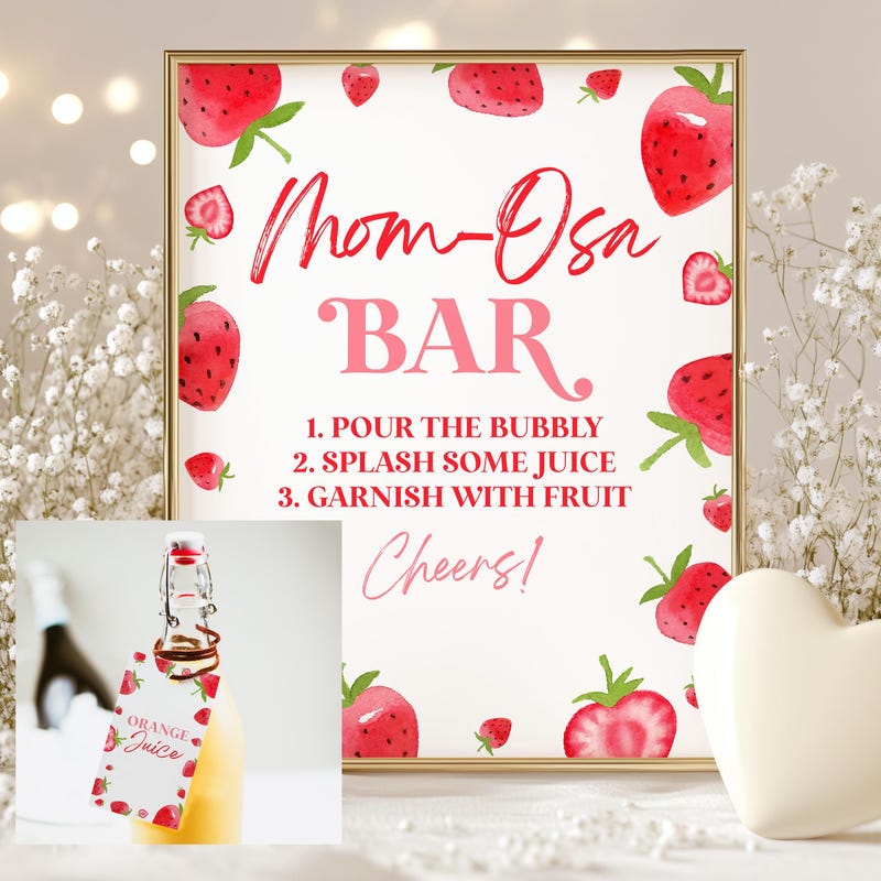 Mimosa Bar Labels - Etsy
