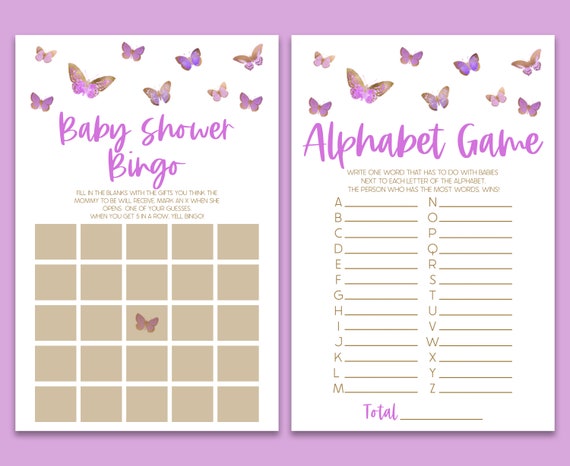 Purple Baby Shower Games Worksheet Free Baby Shower Games By Truly