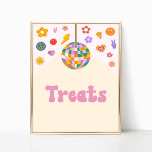 Retro 70's Vintage Themed Party Sign Set 8x10 Seventies Hippie Disco ...