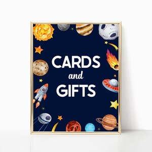 Outer Space Galaxy Themed Party Sign Set | 8x10 Birthday Party Baby ...