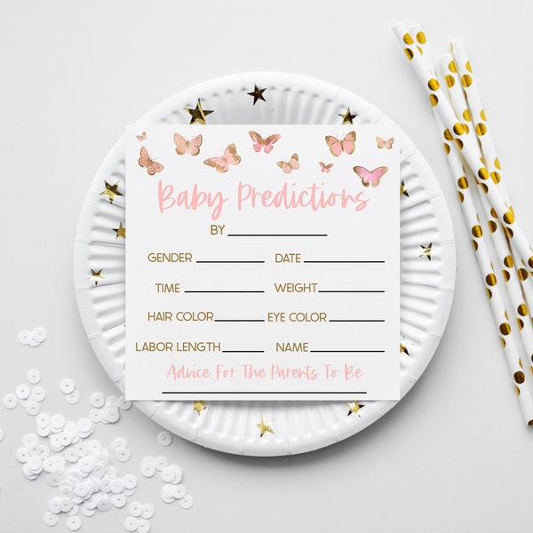 Butterfly Prediction Cards - Etsy