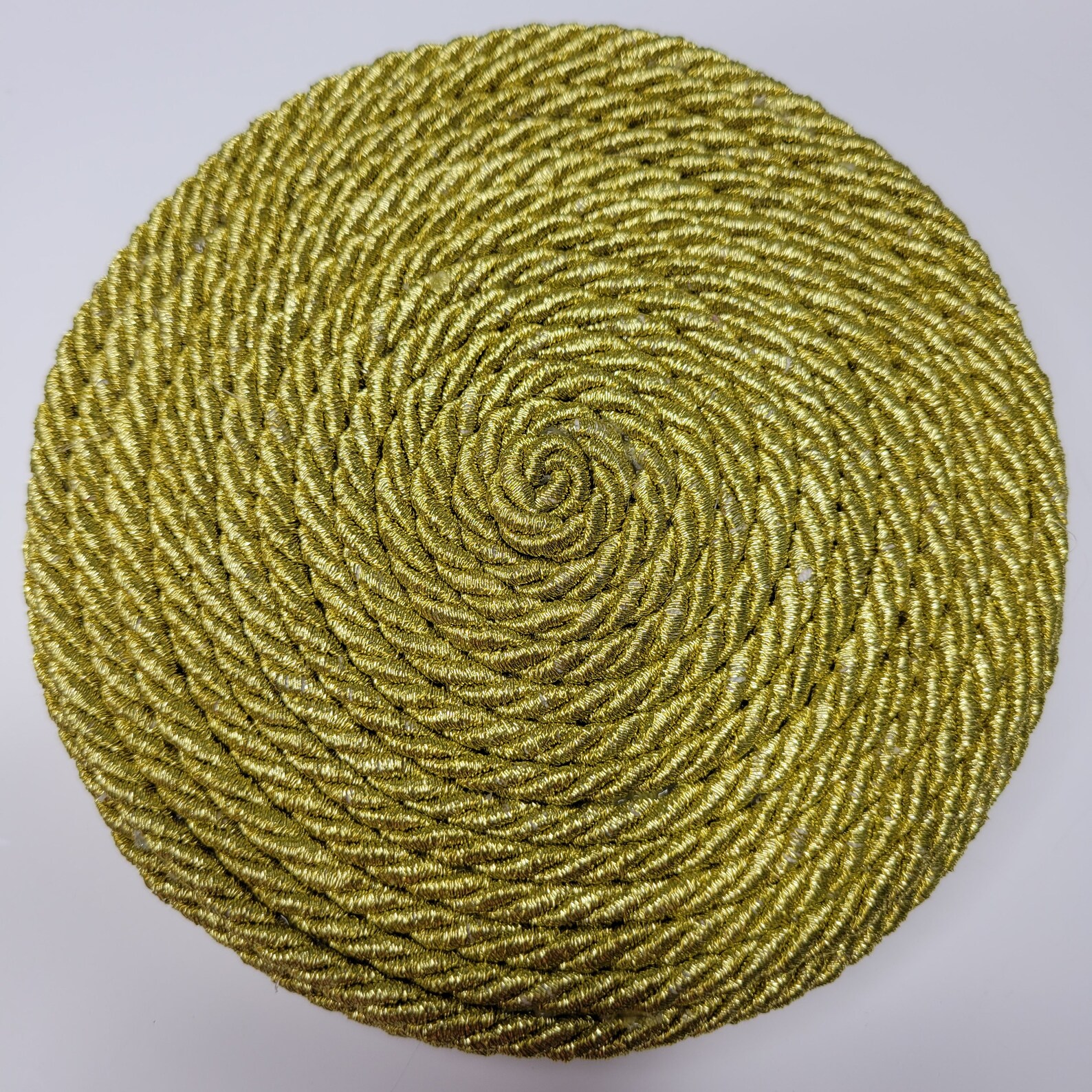 Gold Flower Wreath Centers, Flower Petal Center, Jute Rope Centers ...