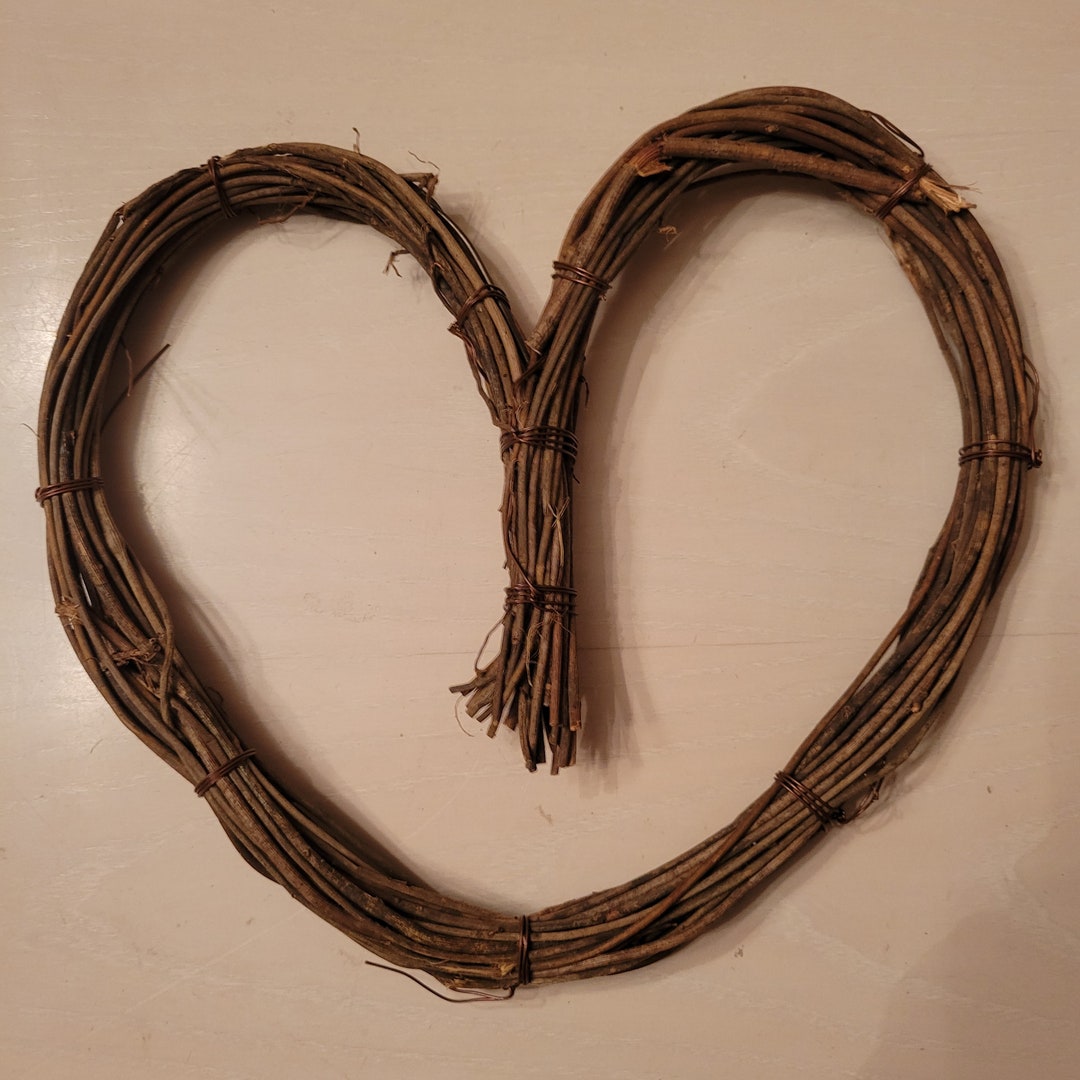 Grapevine Heart, Small Grapevine Heart, Valentine, Valentine's Day ...