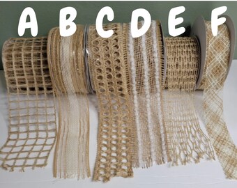 Natural Jute Ribbon - Etsy
