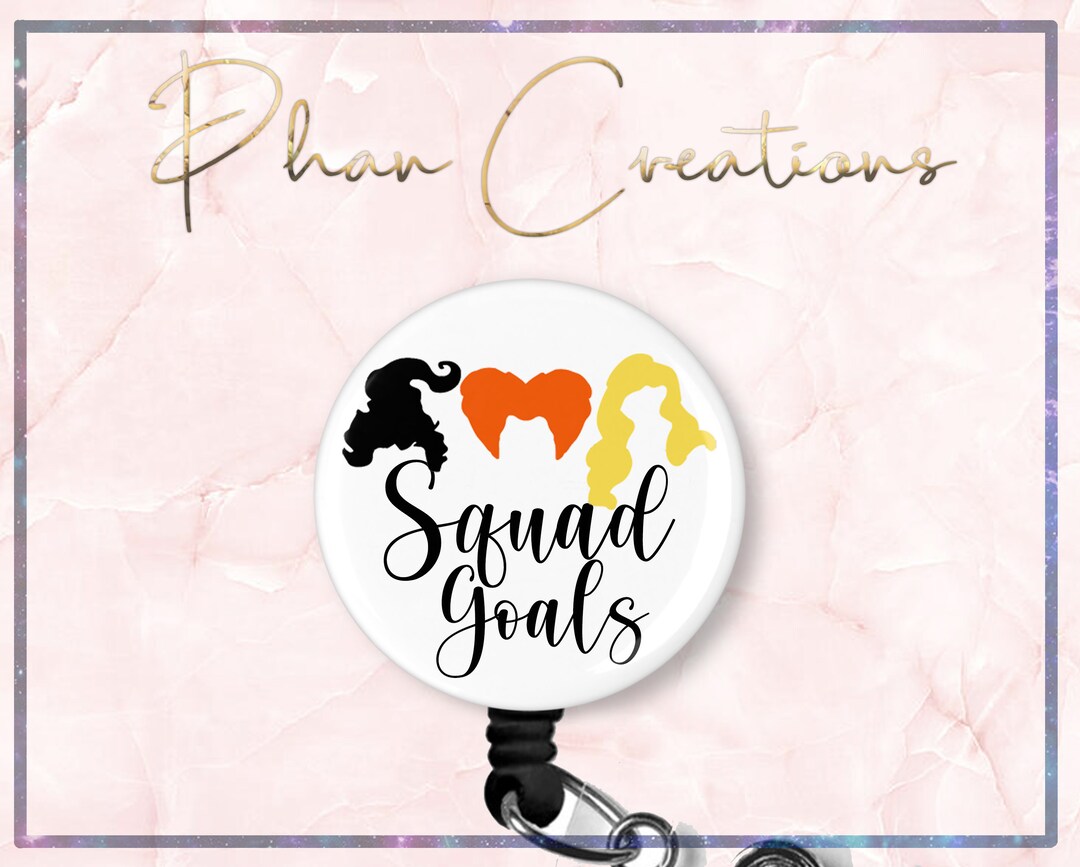 Squad Goal ID Abzeichen Reel, Hokus Pokus Abzeichen, niedliche ...