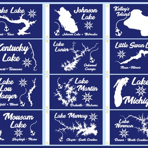 Unique Lake Silhouette Boat Flag, One OR Two Sided Available - FREE ...