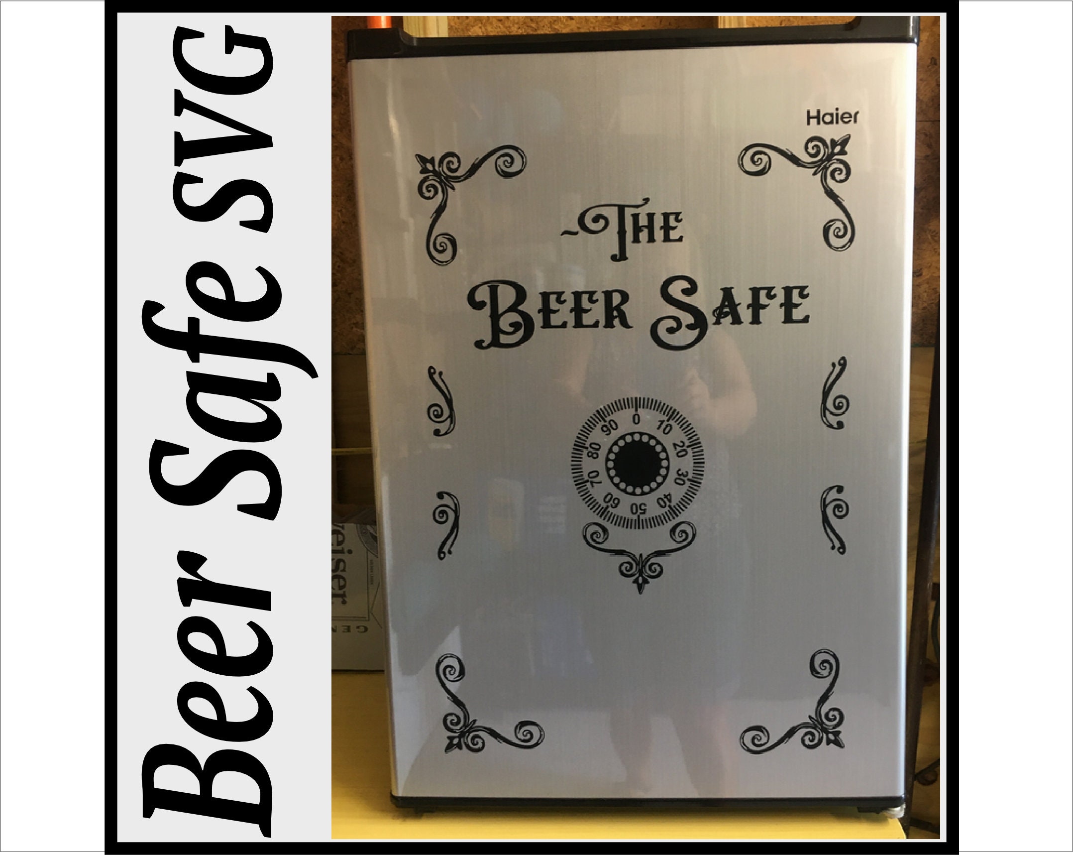 Beer Safe Svg - Instant Downloadable Digital SVG for Cricut, Silhouette ...