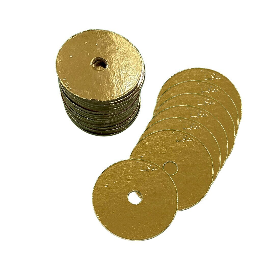 Set of 24 Disposible Gold Mini Cake Pop Boards, Mini Cake Plates ...