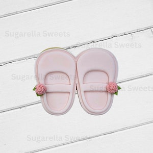 Baby Girl Shoes Cutter and Stamp, Baby Shower Cookie Cutter, Baby ...