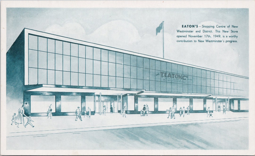 Eaton's Shopping Centre New Westminster BC British Columbia T. Eaton Co ...