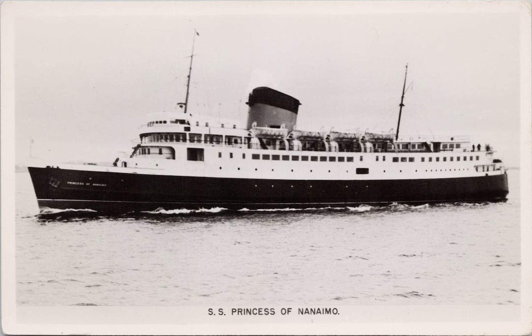 SS 'princess of Nanaimo' Ship Steamship BC British Columbia Unused ...