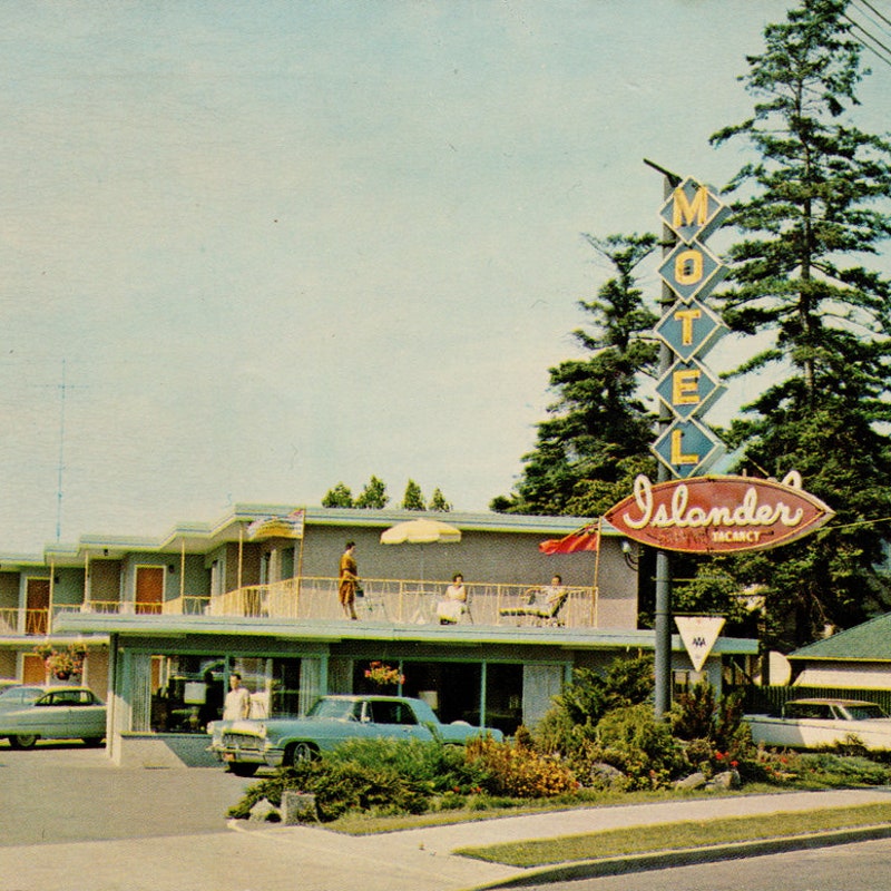 Motel Postcards - Etsy