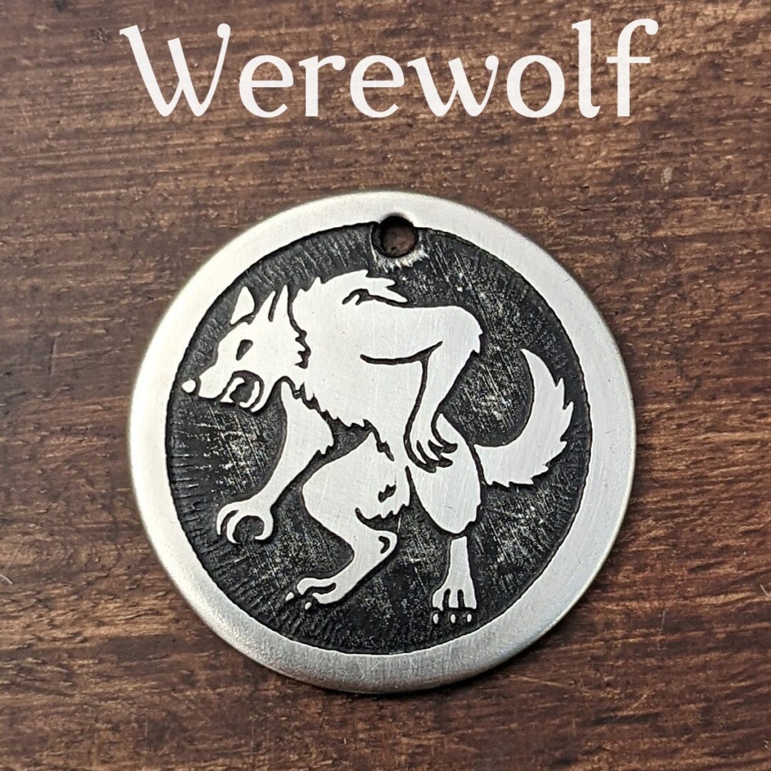 Werewolf Pet Tag - Etsy