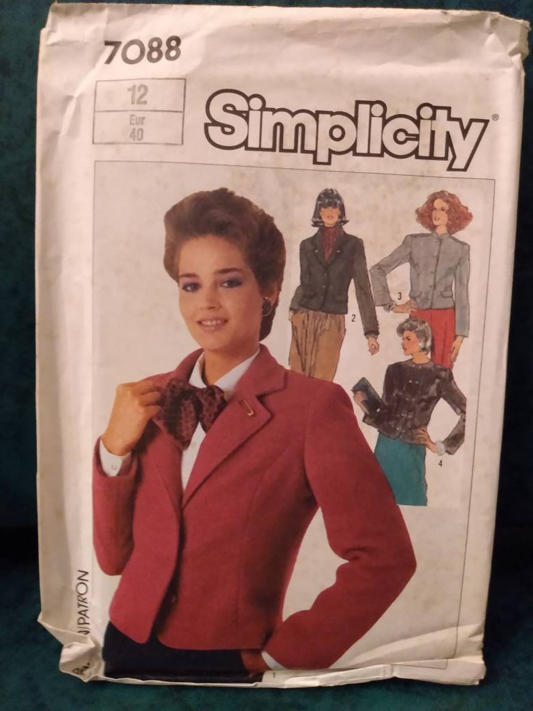 Vintage Simplicity 7088 Sewing Pattern/ Uncut - Etsy Vintage Simplicity 7088 Sewing Pattern/ Uncut - Etsy