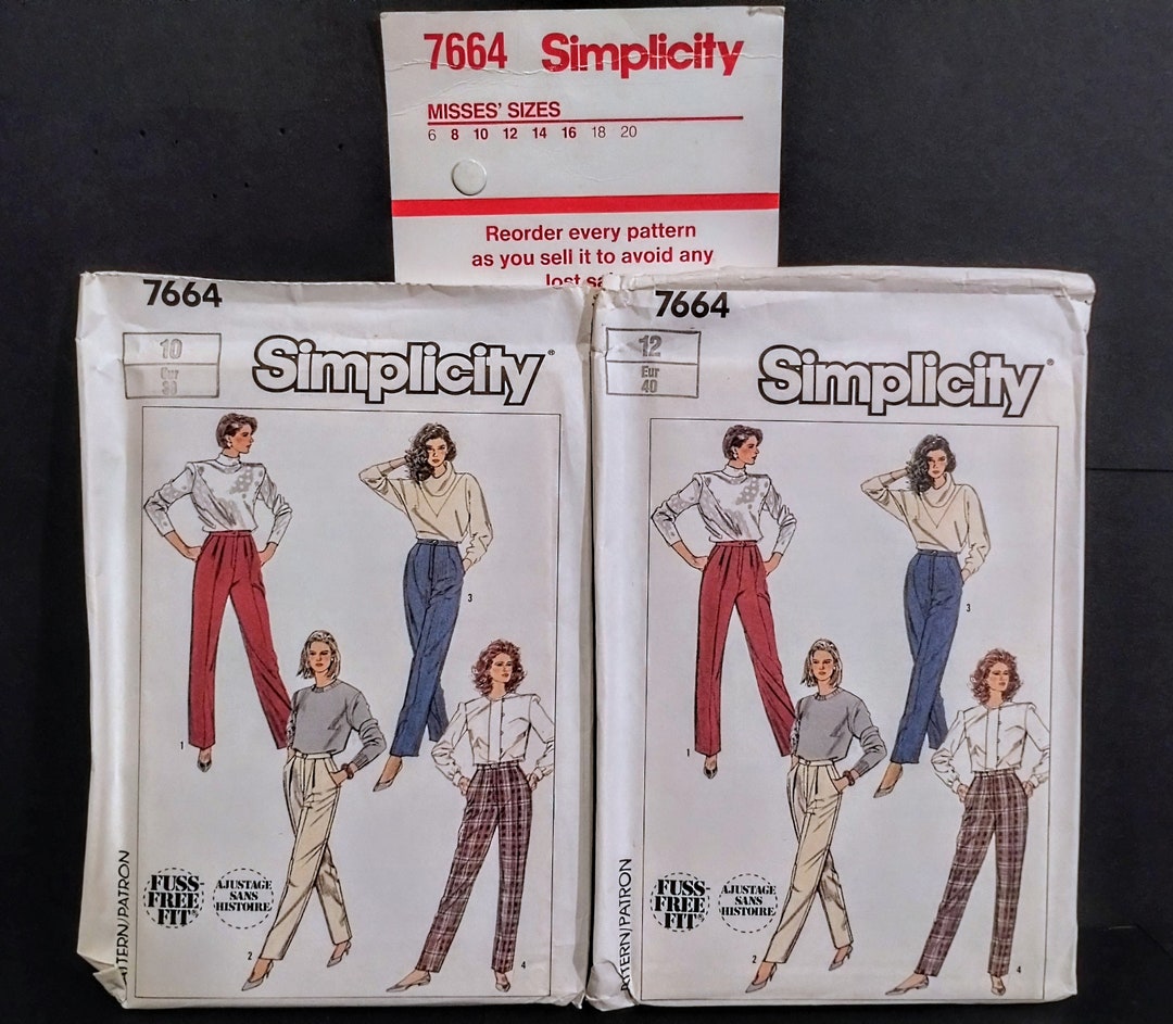 Vintage Simplicity #7664 Sewing Patterns/ Uncut/ NOS - Etsy