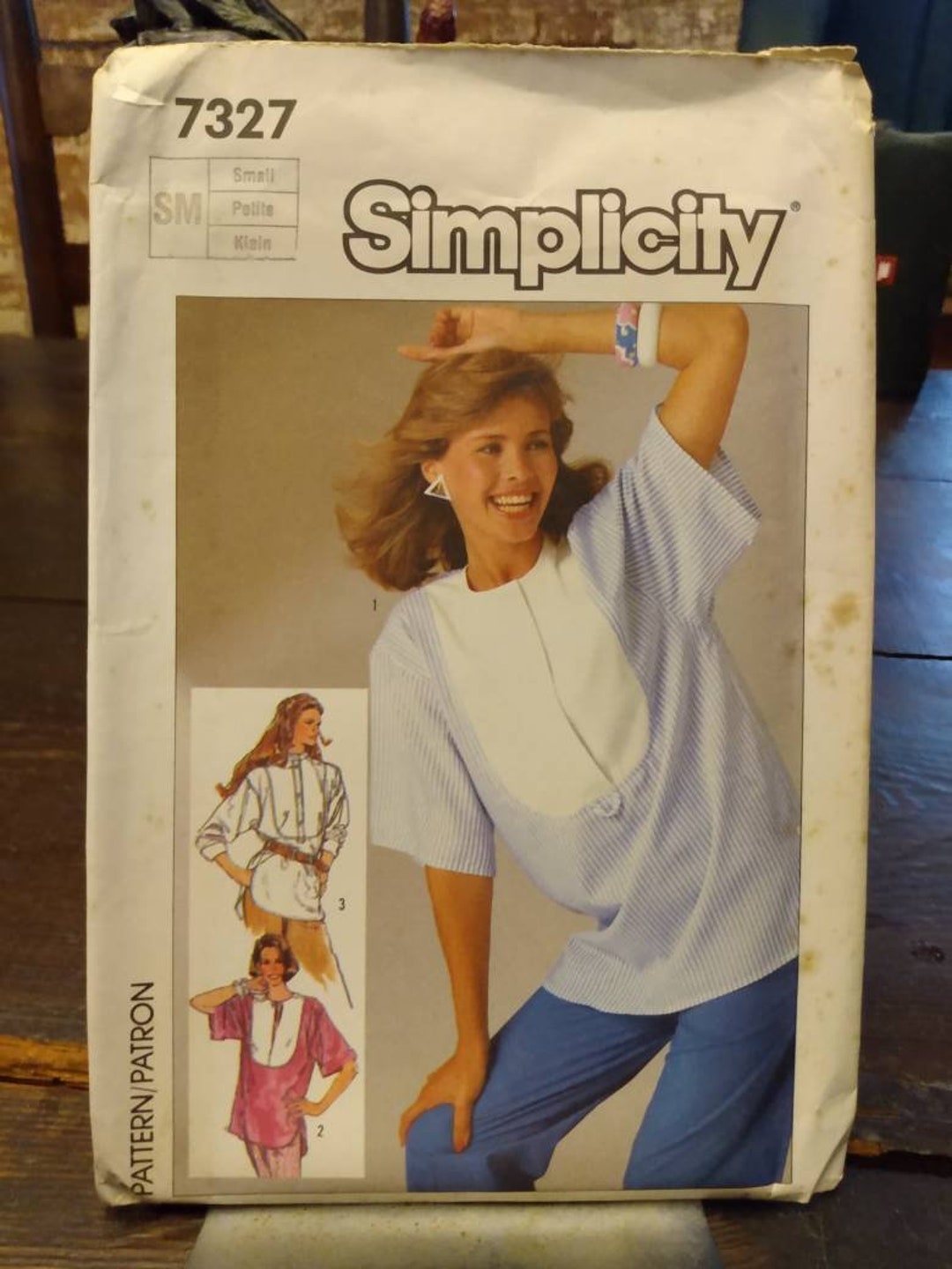 Vintage Simplicity #7327 Sewing Pattern/ Uncut/ Misses' Loose Fitting ...