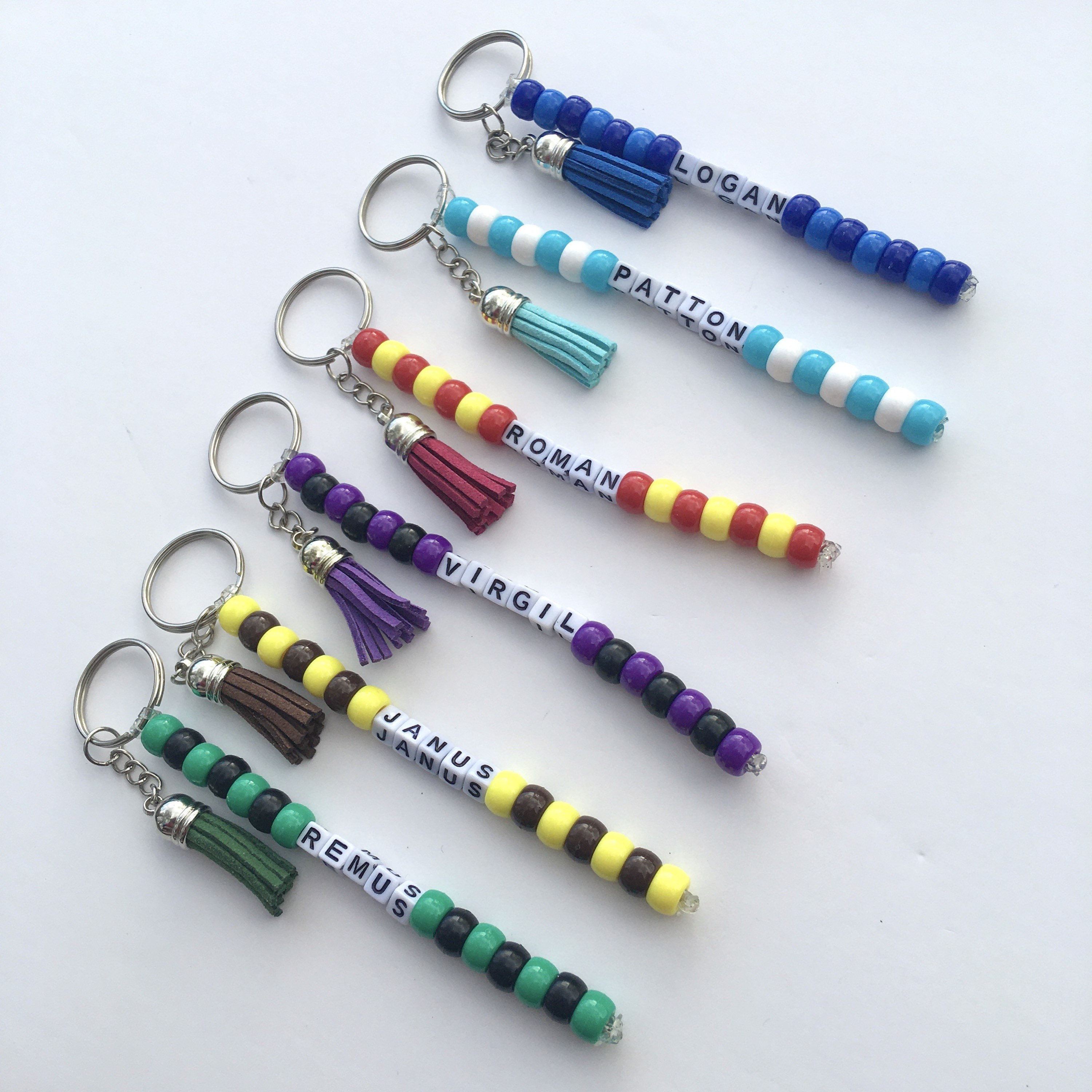 Sanders Sides Kandi Keychains Beaded Keychain Thomas - Etsy UK
