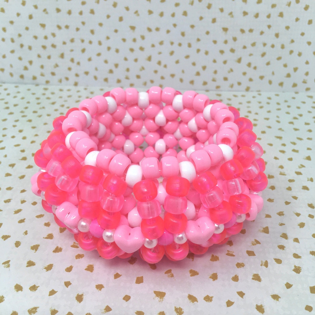 Pink Princess UFO Kandi Cuff | UFO Cuff, Pink Bracelet, Cosplay ...