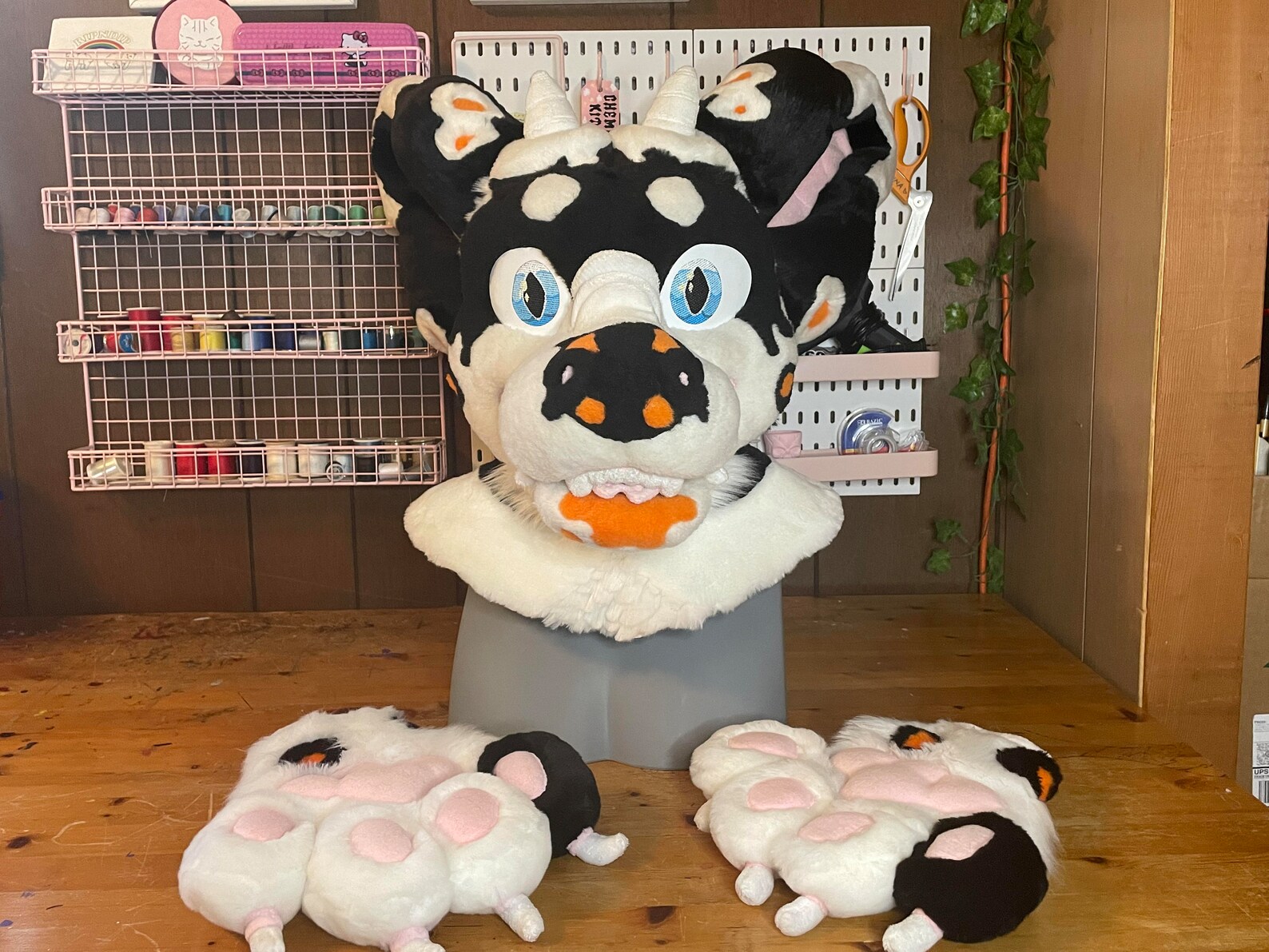 Calico Dragon Mini Partial Fursuit - Etsy