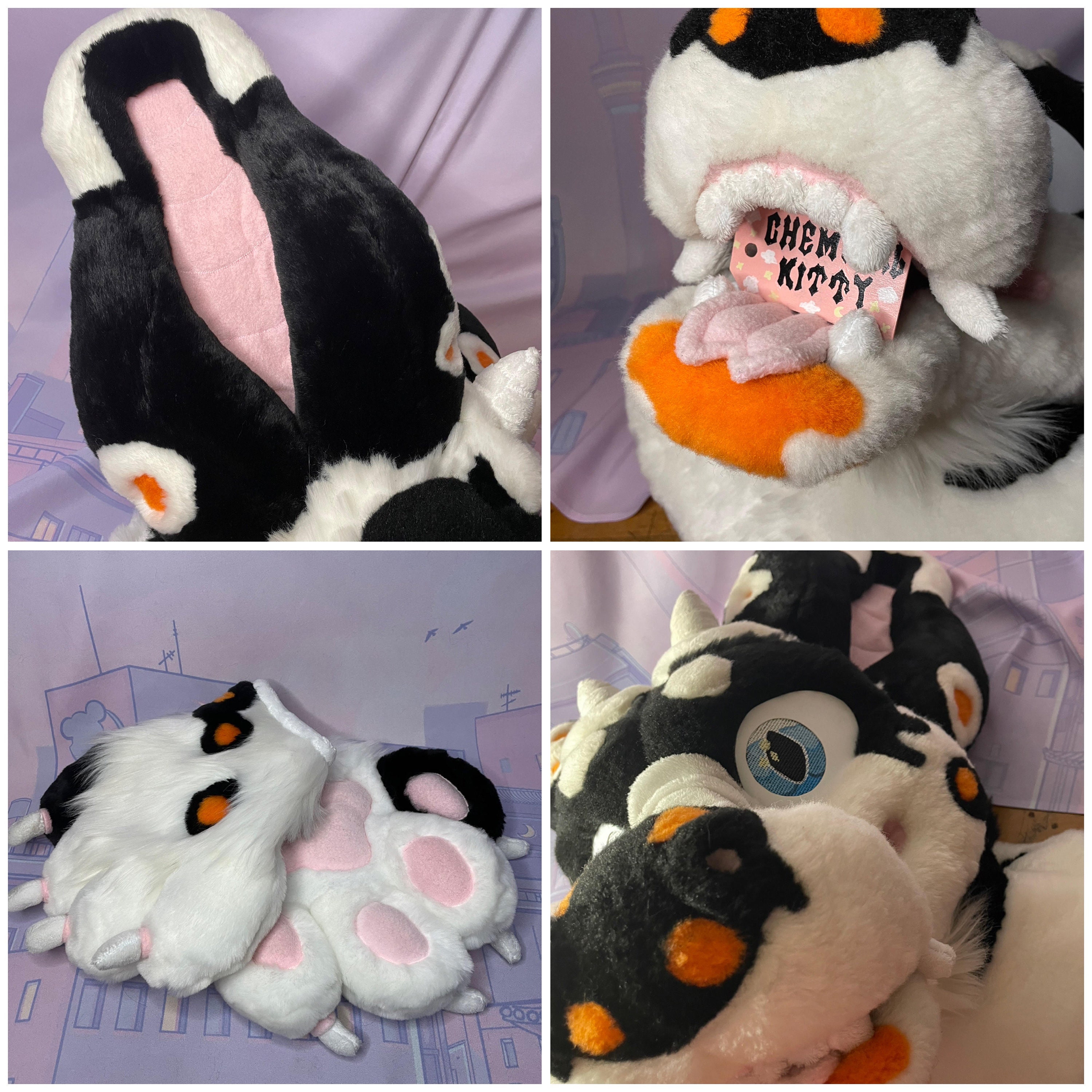 Calico Dragon Mini Partial Fursuit - Etsy