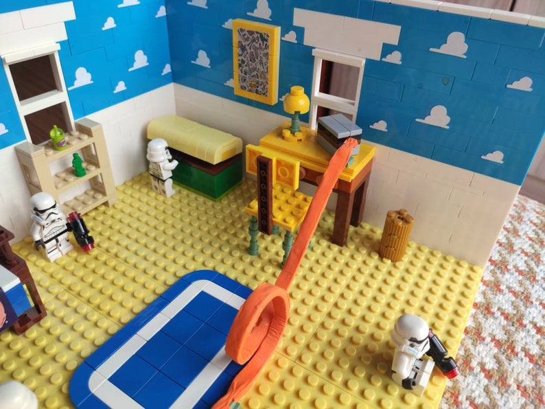 Andys Room From The Movie Toy Story Lego Moc Etsy