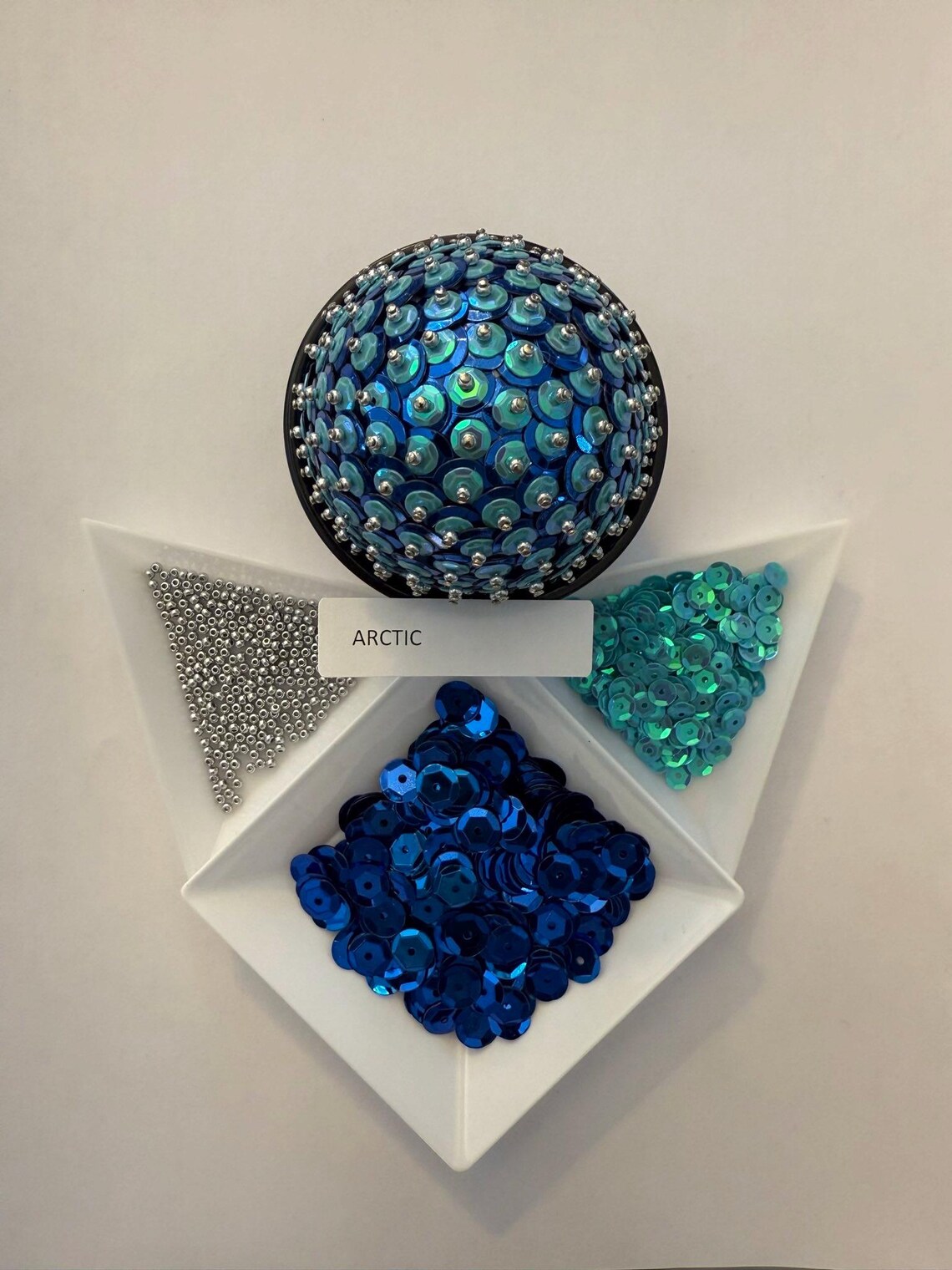 DIY Sequin Ornament Kits- New Colors - Etsy