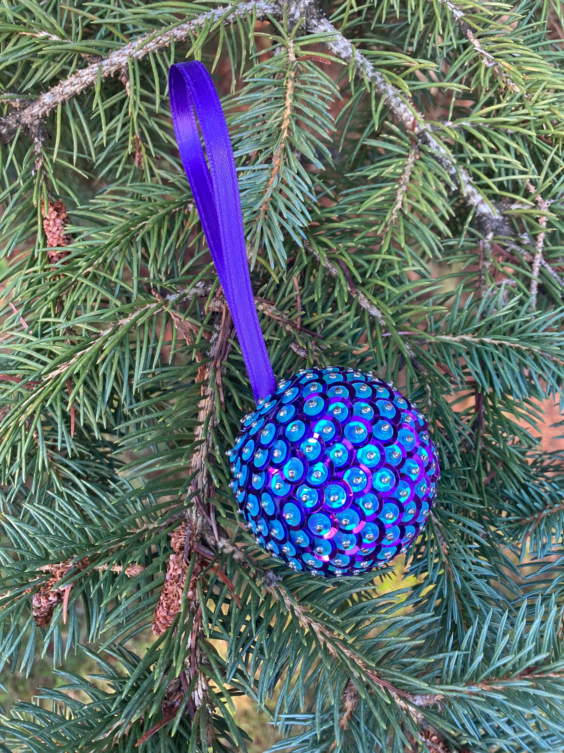 DIY Sequin Ornament Kits- New Colors - Etsy